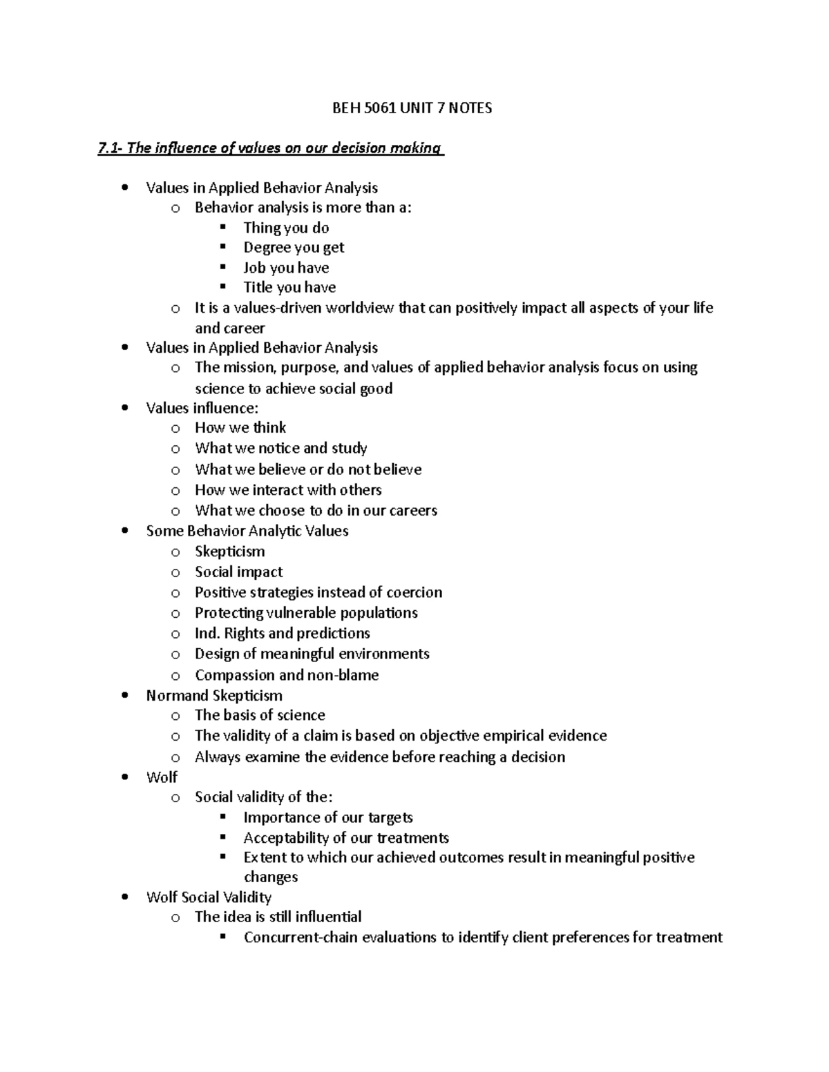UNIT 7 Multielement Designs Notes - UNIT 7 MULTIELEMENT DESIGNS NOTES 7 ...