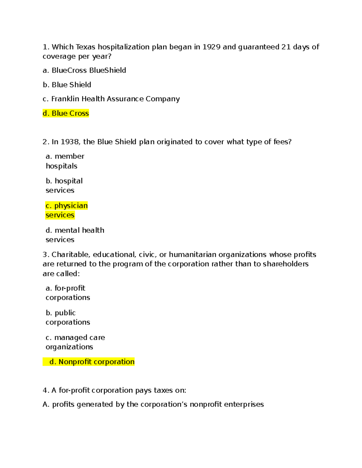 Chapter 13: Understanding Blue Cross Blue Shield Plans and History ...