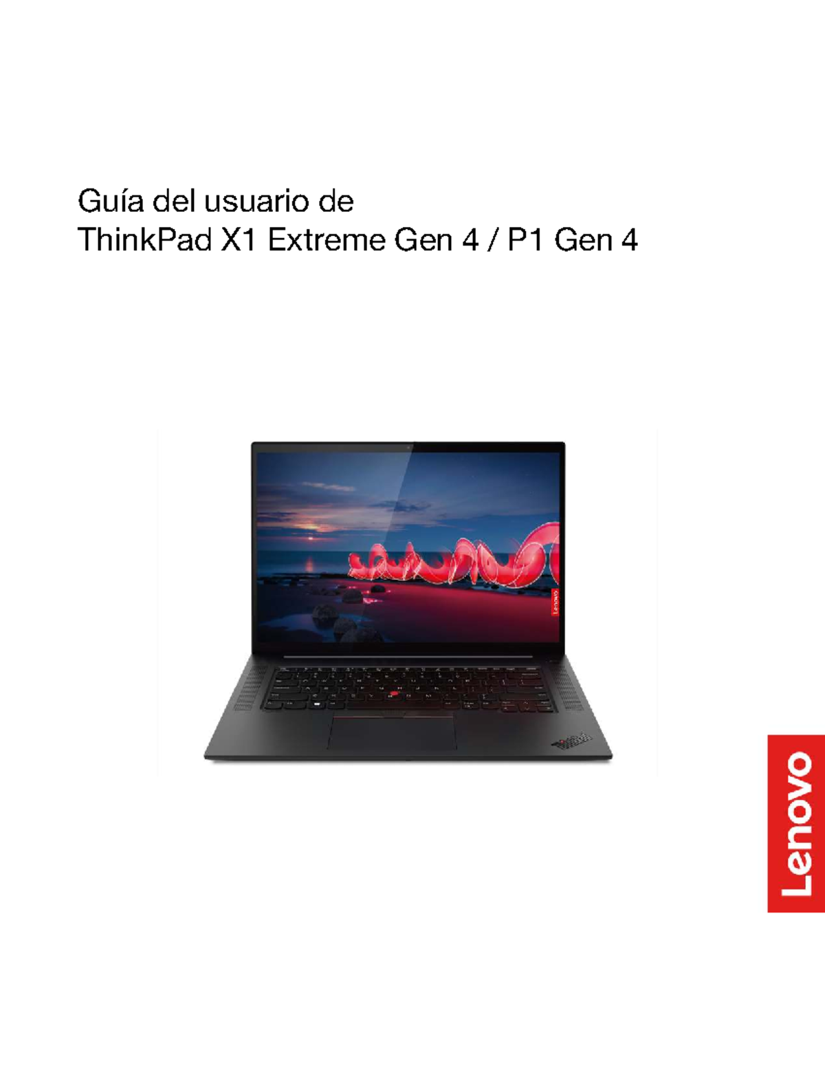 Guía del Usuario ThinkPad X1 Extreme Gen 4 P1 Gen 4 - Español - Studocu