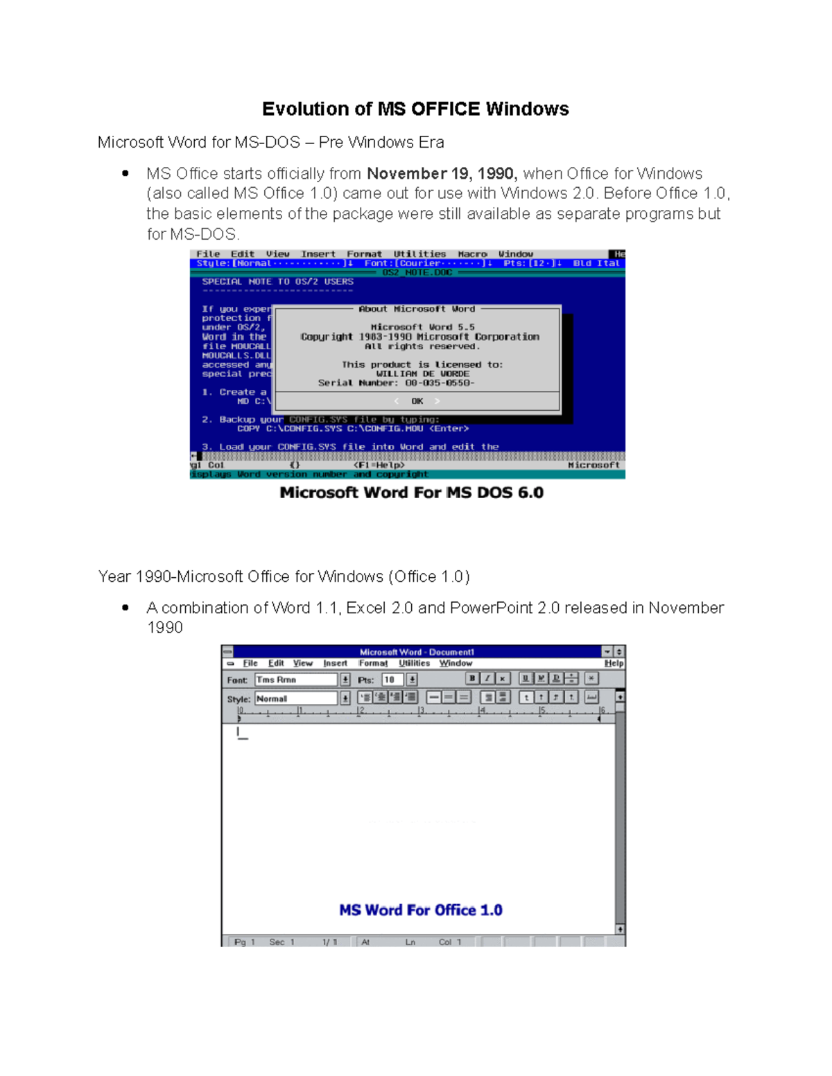 Evolution of MS Office Windows FOR HCI - Evolution of MS OFFICE Windows ...