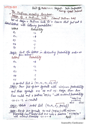 Final Unit-5 (Part-E) Notes of (HTCS-501) subject of Topic Simple ...