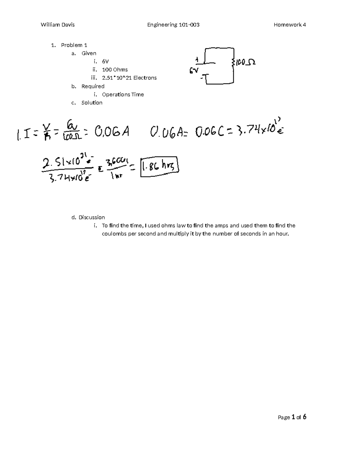 Homework 4 - Electrical Circuits and Arduino Projects Analysis - Studocu