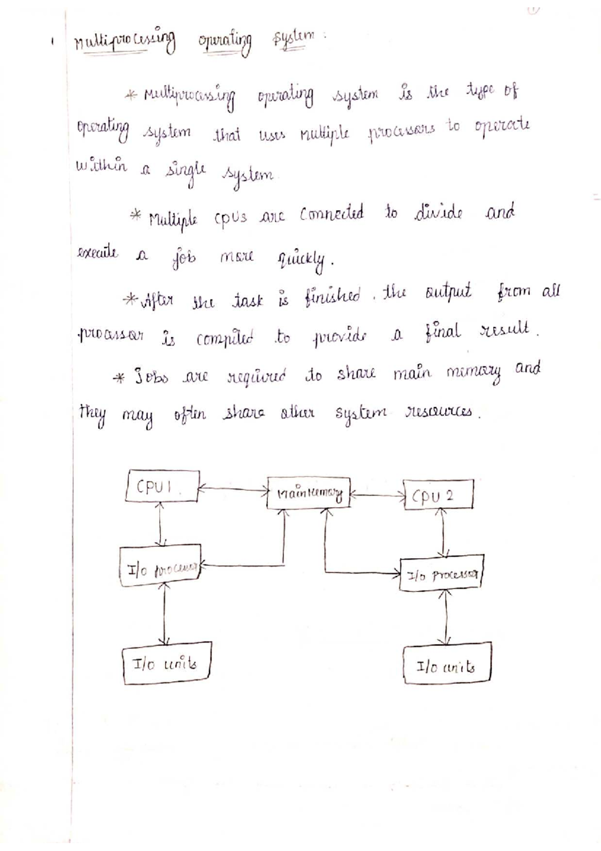 AOS 1: Overview of Multiprocessing and Distributed Operating Systems ...