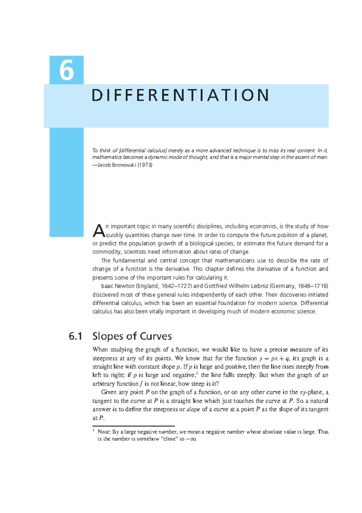 EC2104 Chapter 6: Differentiation and Its Applications - Studocu