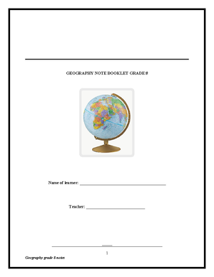 Our History Note for Grade 9 2018 - REVISED CURRICULUM NOTES FOR GRADE ...