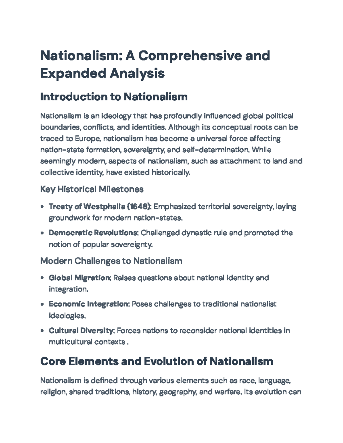Nationalism: Understanding Its Historical Evolution and Modern ...
