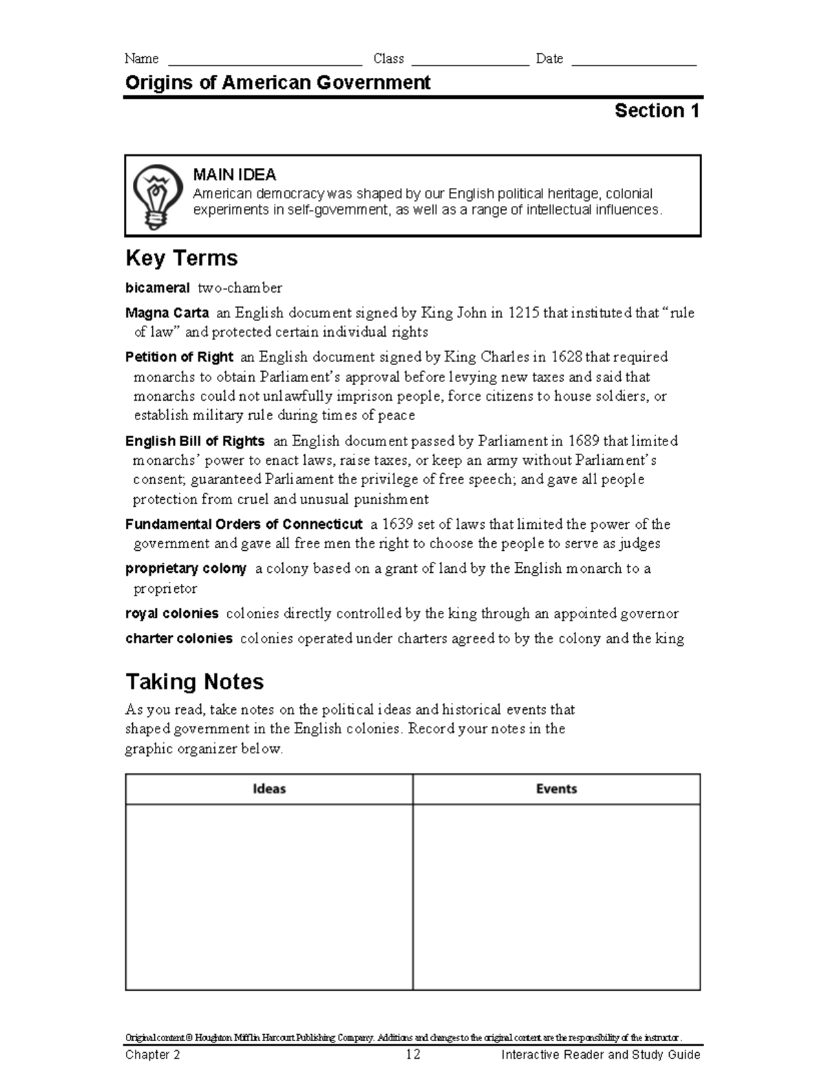 Roots of American Democracy: Interactive Reader & Study Guide - Studocu