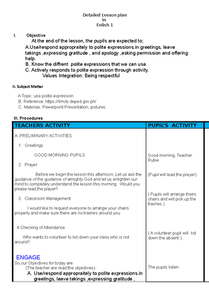 4A’S SEMI- Detailed Lesson PLAN IN MATH III - PLACE VALUE OF ONES, TENS ...