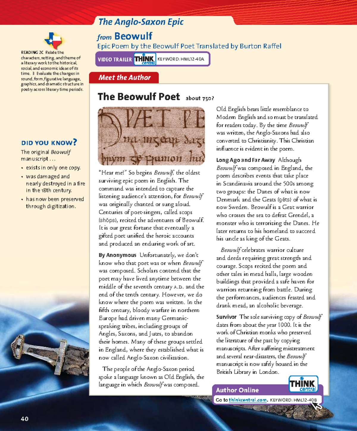 Beowulf Epic Poem Analysis: Characters, Themes, and Historical Context ...