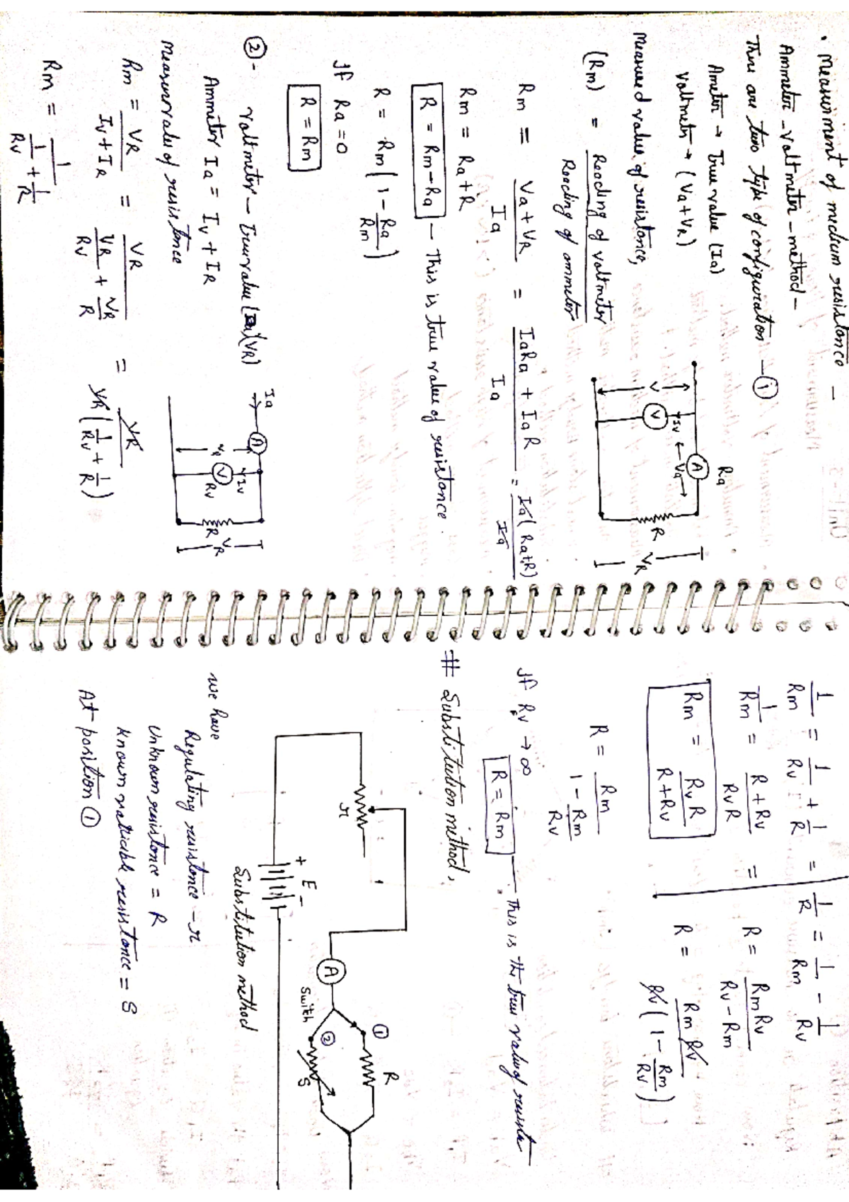 Emi unit 4 - Electrical measurement and instrumentation - measurement ...