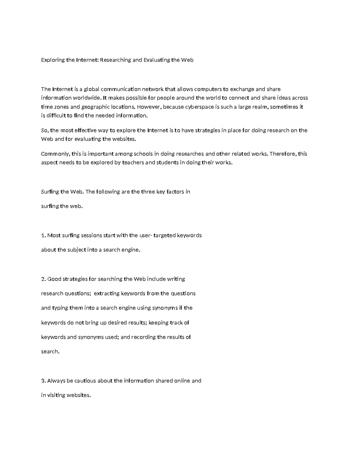 Exploring the I-WPS Office - Exploring the Internet: Researching and ...