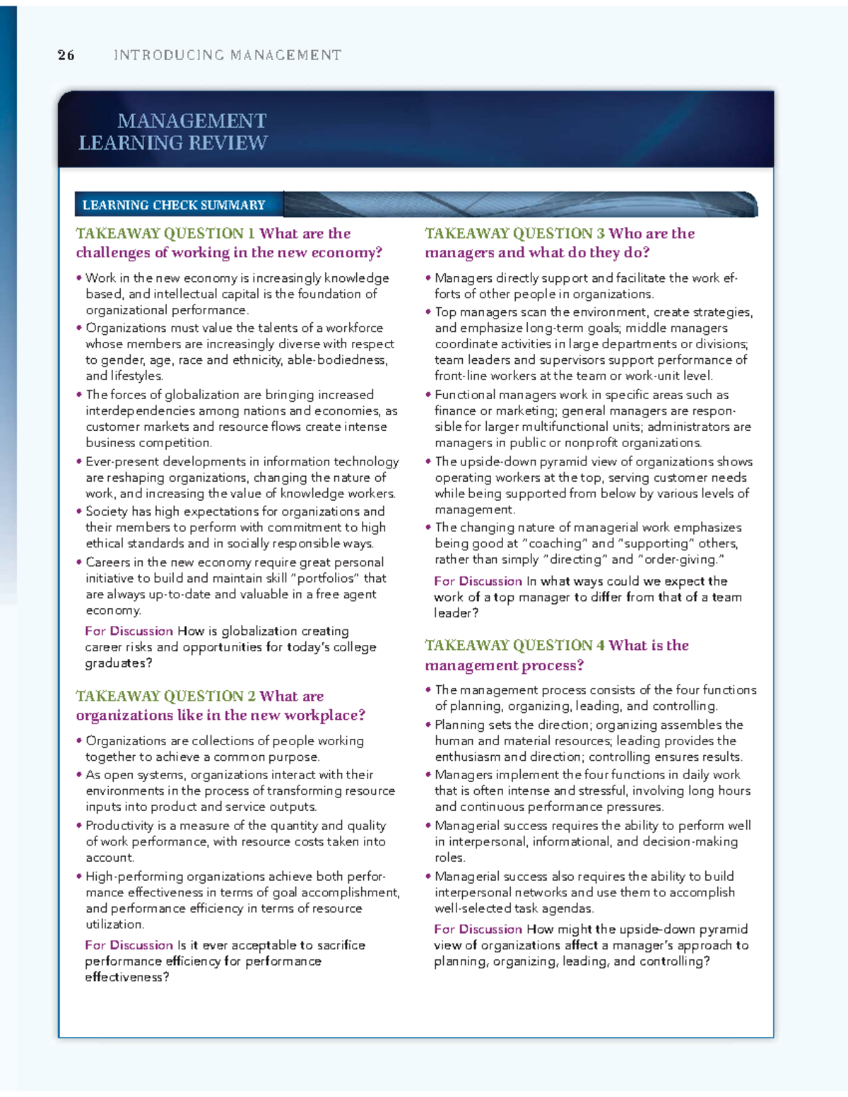 Ch.1 09.08.2025 Intro to Management: Key Concepts & Challenges - Studocu