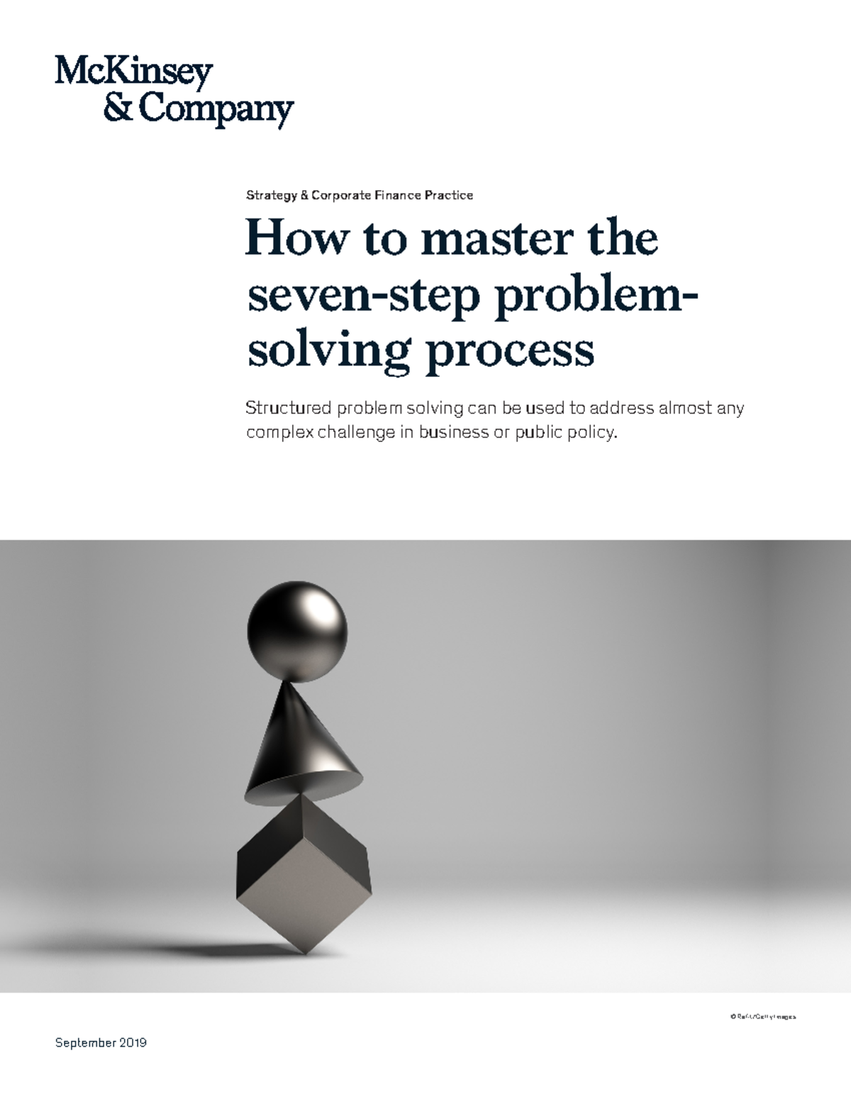How to master the seven step problem solving process 1 - September 2019 ...