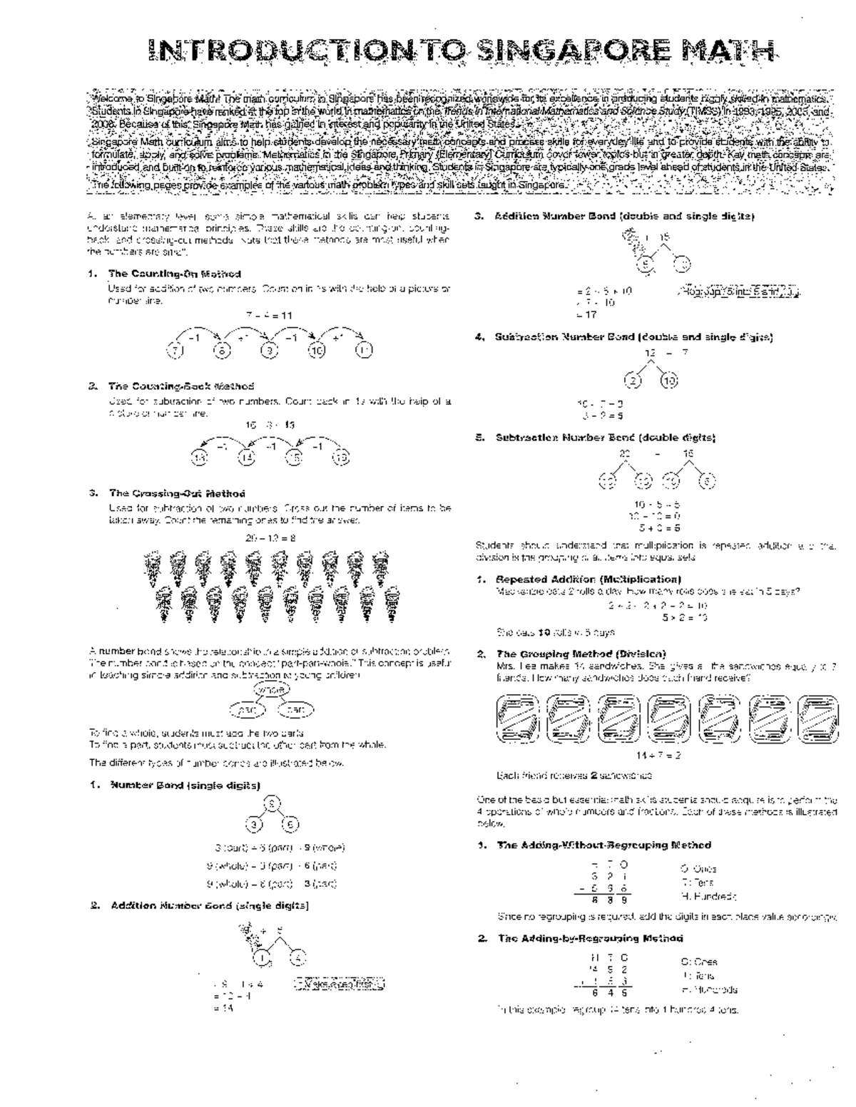 Introduction to Singapore Math: Curriculum Overview and Strategies ...
