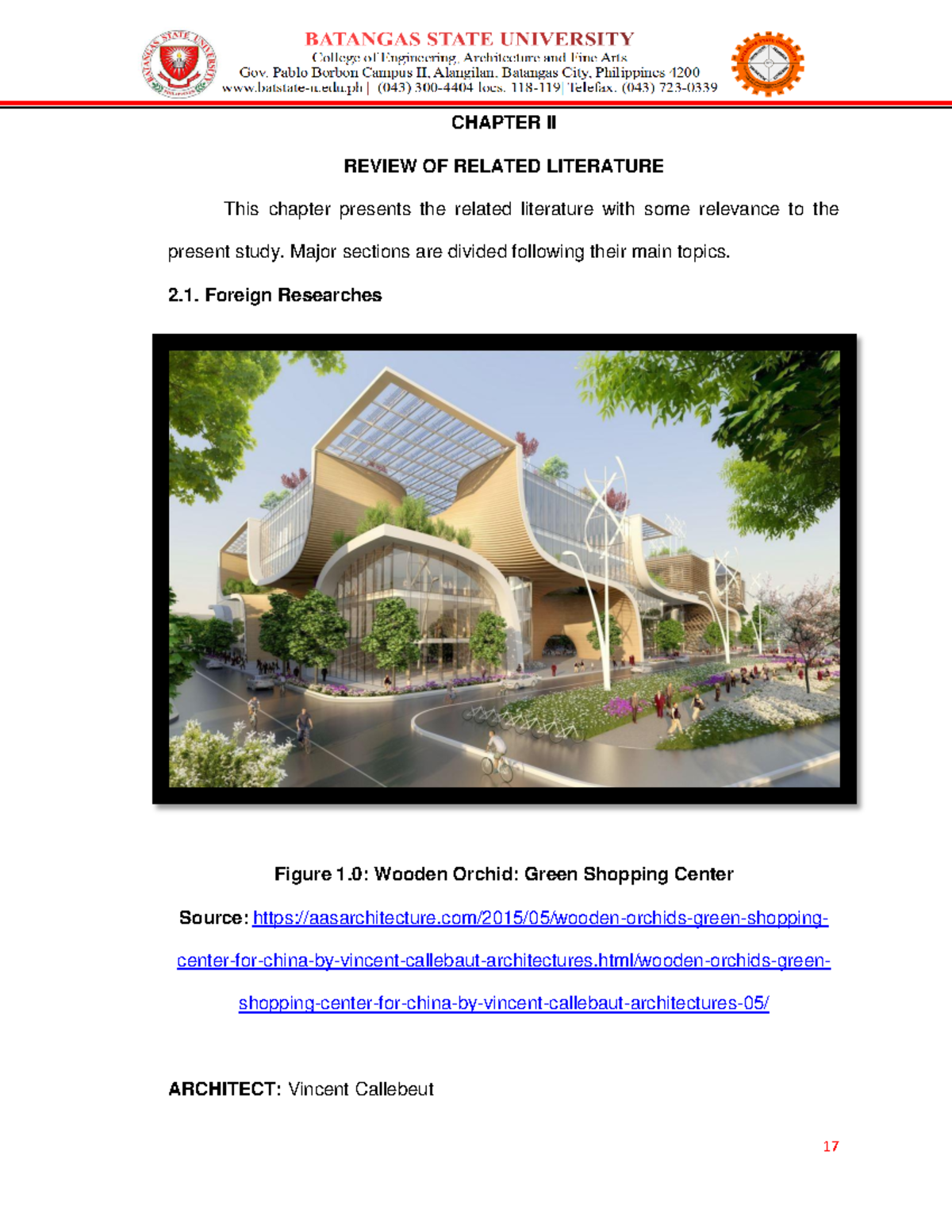 Chapter 2 - Architectural Design 5: Review of Related Literature - Studocu