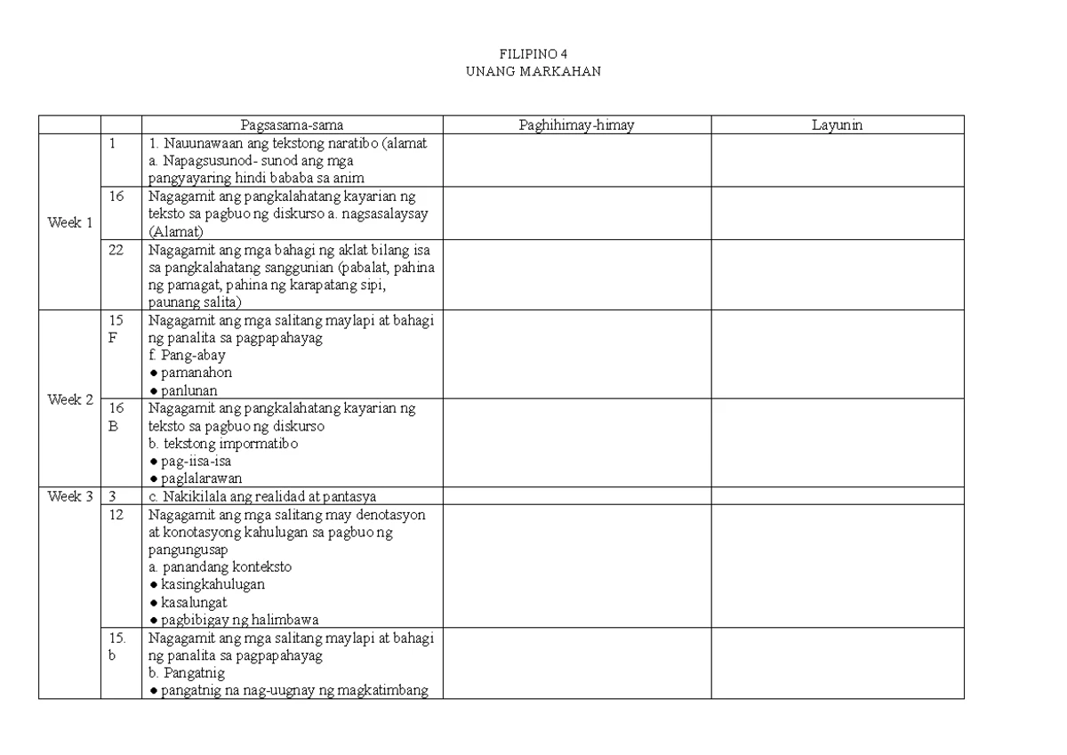 Detailed Lesson Plan for Math 4: Data Collection & Interpretation - Studocu