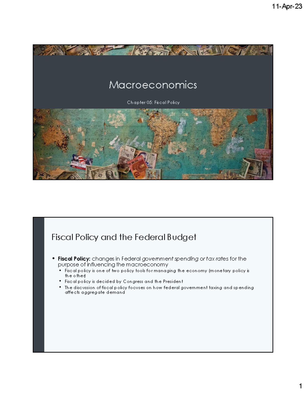 Chapter-5 Fiscal-policies - Macroeconomics Chapter 05: Fiscal Policy ...