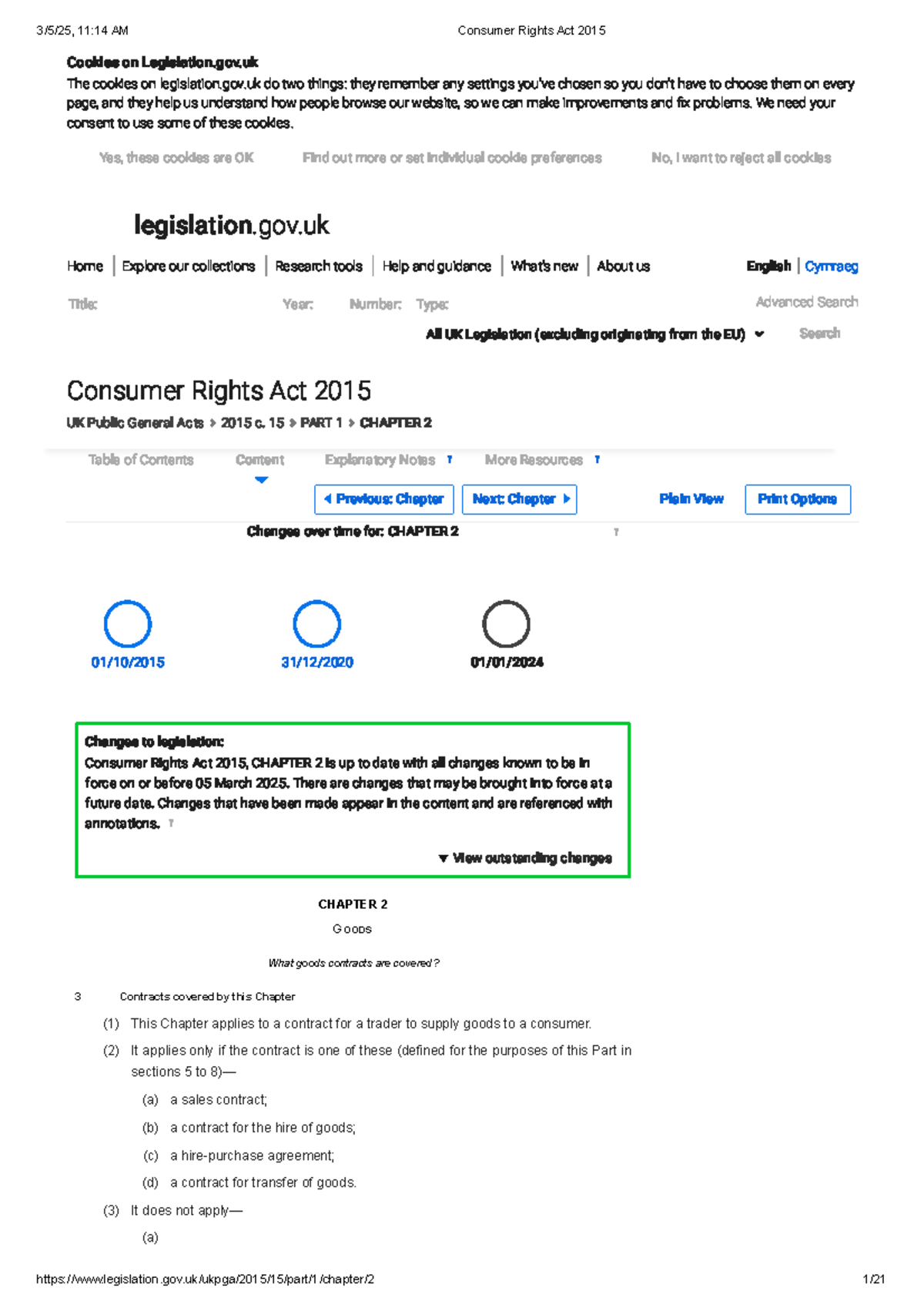 Consumer Rights Act 2015: Key Provisions and Implications - Studocu