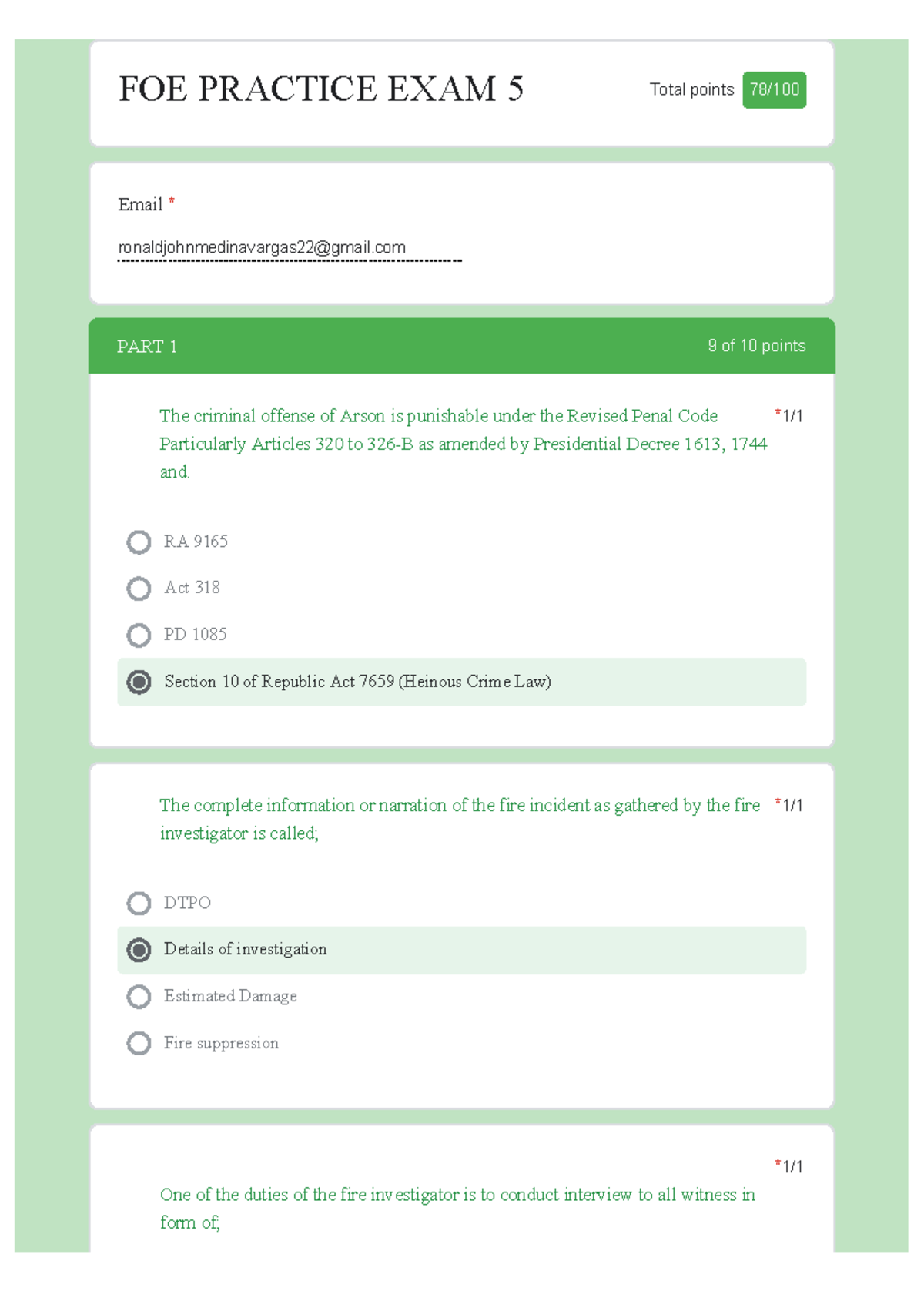 FOE Exam 5 - Comprehensive Fire Officer Review Notes - Studocu