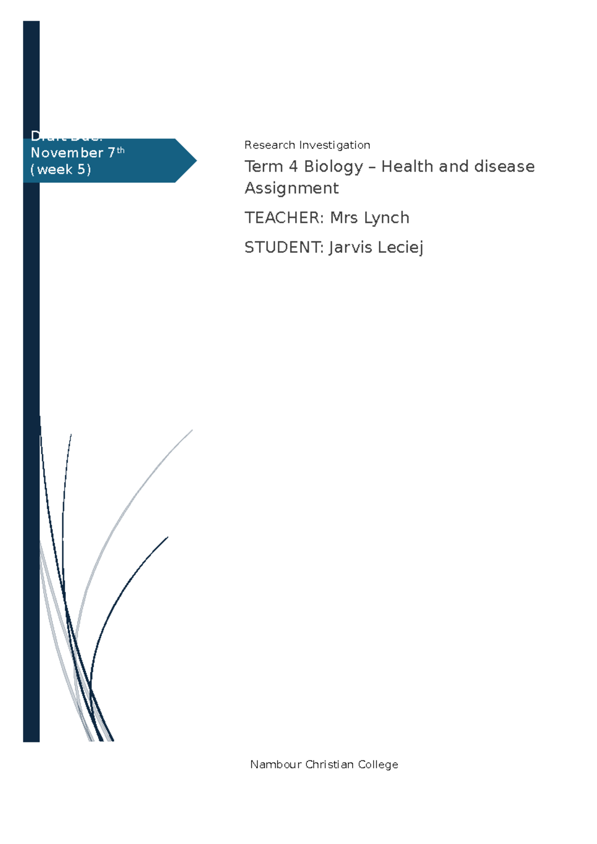 Biology Term 4 - IA3: Impact of Technology on Adolescent Mental Health ...