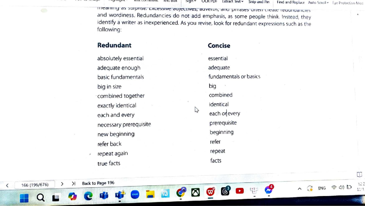 ENG 1: Whiteboard Notes on Redundancy and Conciseness - Studocu