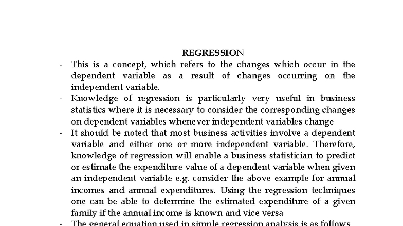 REGRESSION ANALYSIS: Understanding Dependent & Independent Variables ...