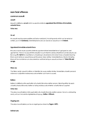 BTEC APPLIED LAW UNIT 2: Understanding the Law Making Process in ...