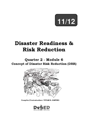 5 Q2 DRRR - Module 5 Quarter 2 Disaster Readiness and Risk Reduction ...
