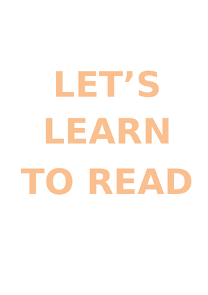 Reading English - general education - TO READ at ####### Word List bat ...