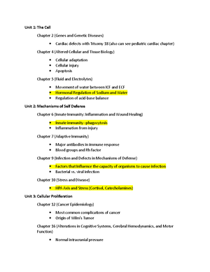 Patho Module 1 Exam Practice Questions - Patho Module 1 End of Chapter ...