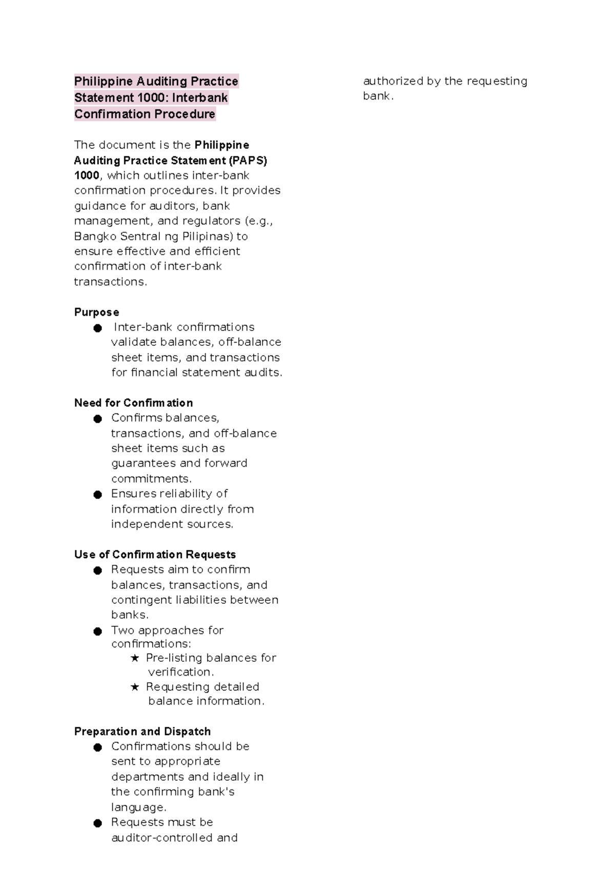 Reviewer AUD Specialized Industries - Philippine Auditing Practice ...