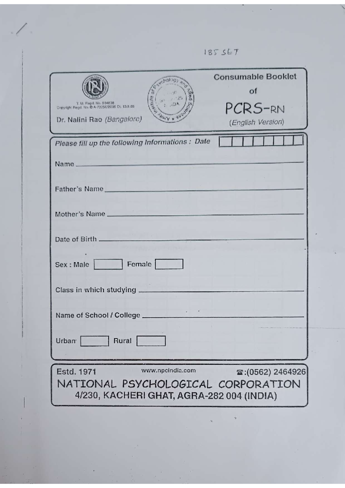 PCRS - Practical Materials for Parent-Child Relationship Scale - Studocu