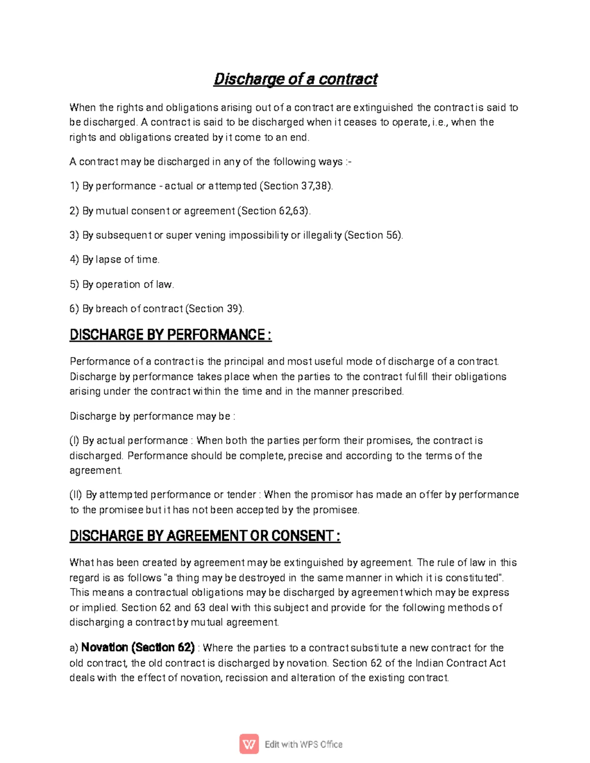 LAW OF CONTRACT 11 LLB 124: Vitiating Elements & Landmark Case ...