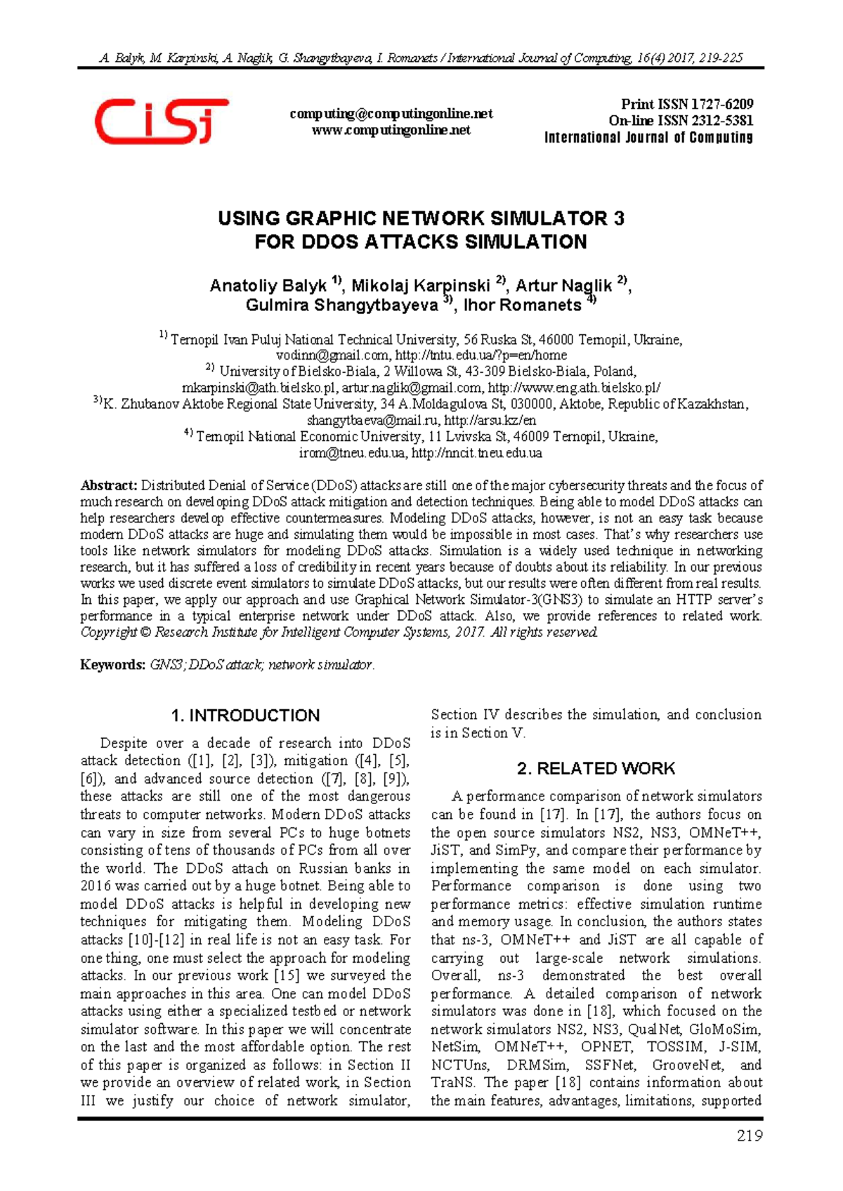 Using GNS3 for DDoS Attack Simulation in Cybersecurity Research - Studocu