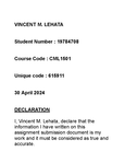 cml1501 - Unisa - communication law - Studocu