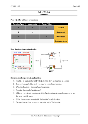 C Individual Assignment - INDIVIDUAL ASSIGNMENT TECHNOLOGY PARK MALAYSIA CT018-3-1-ICP ...