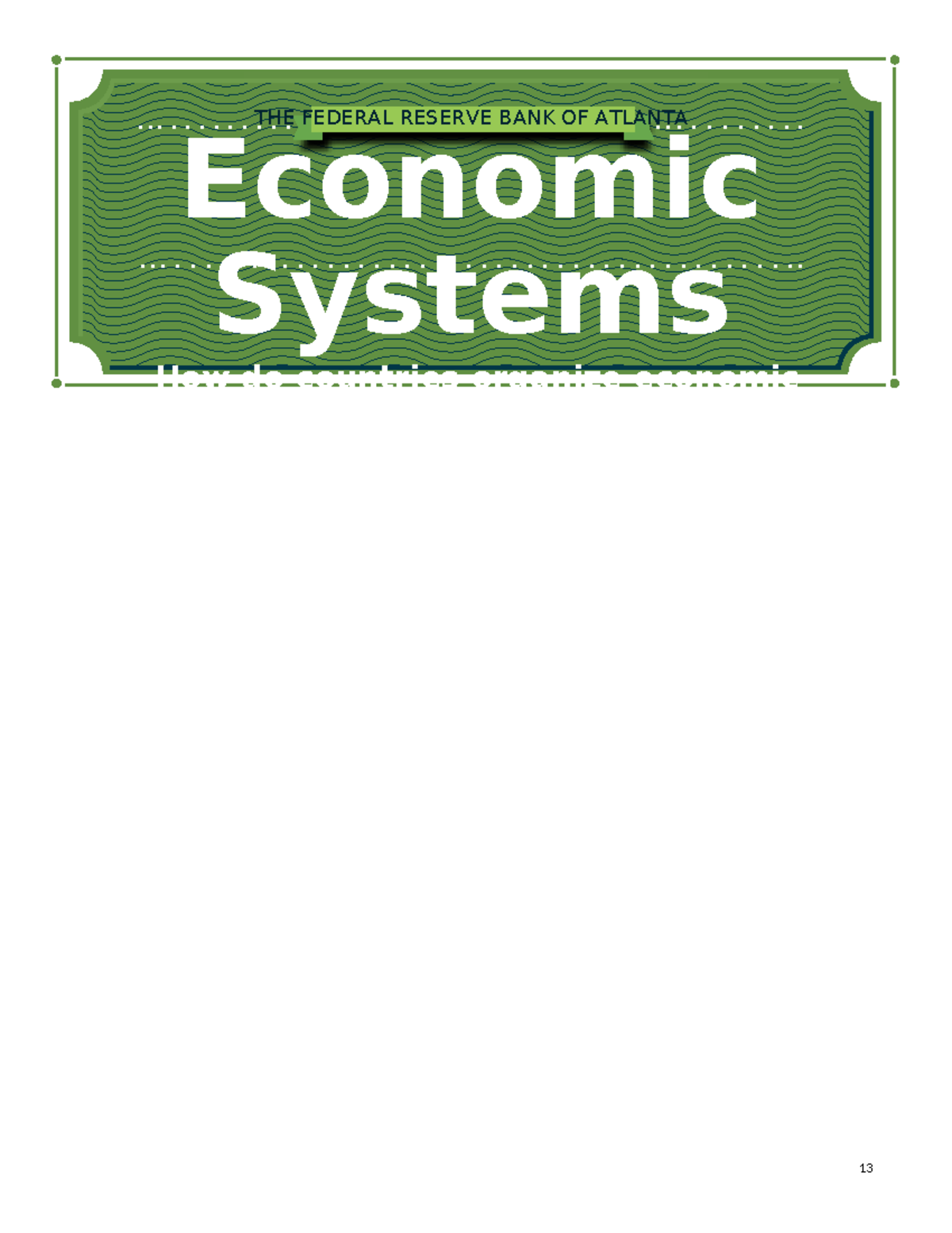 IB 2 Economic Systems: Infographic Activity & Answer Key - Studocu