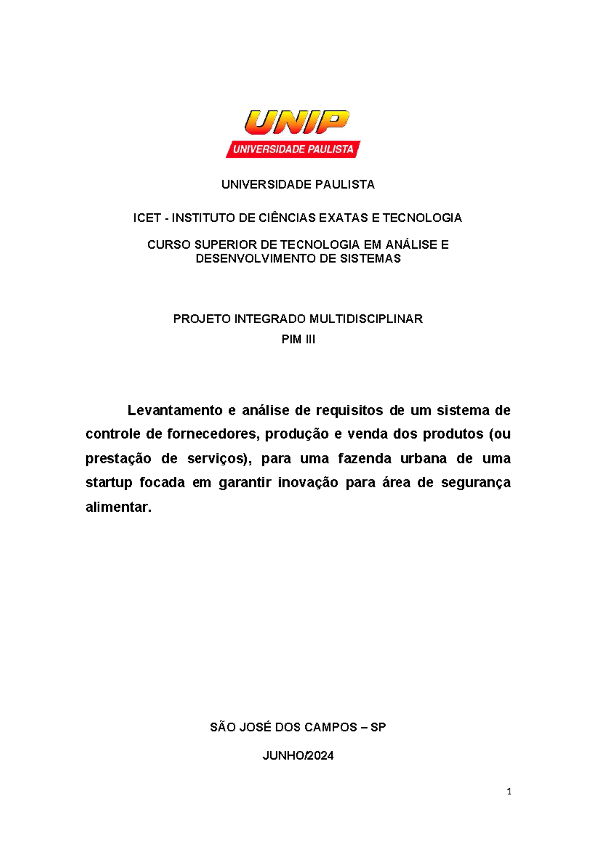 PIM III - Desenvolvimento de Software para Gestão de Fazenda Urbana ...