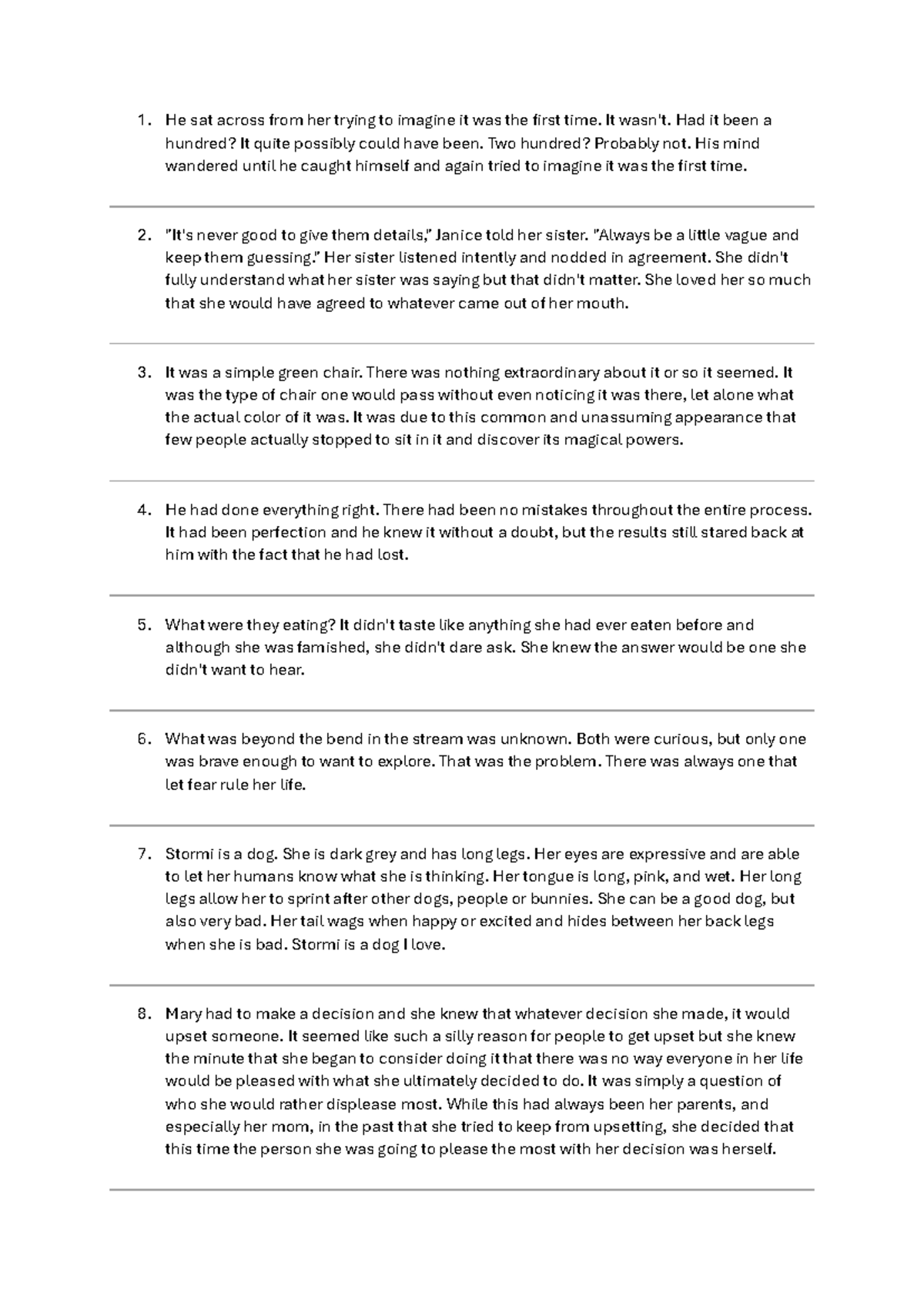 Random Paragraphs Generator: Creative Writing Tool - Studocu