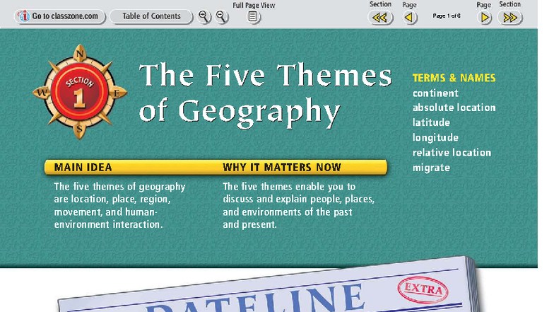 Five Themes of Geography: Understanding Location, Place, and Movement ...