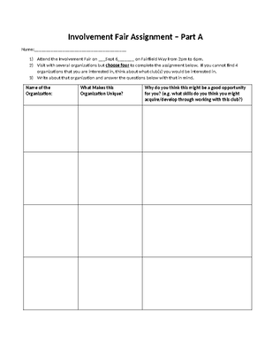 MAP OUT - map out assignmnet univ class - UNIV 1810 - Your Future ...