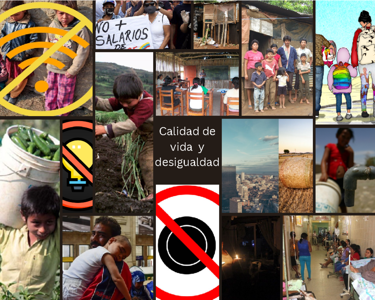 Collage de calidad de vida y desigualdad - dilemas éticos abogados - NO ...
