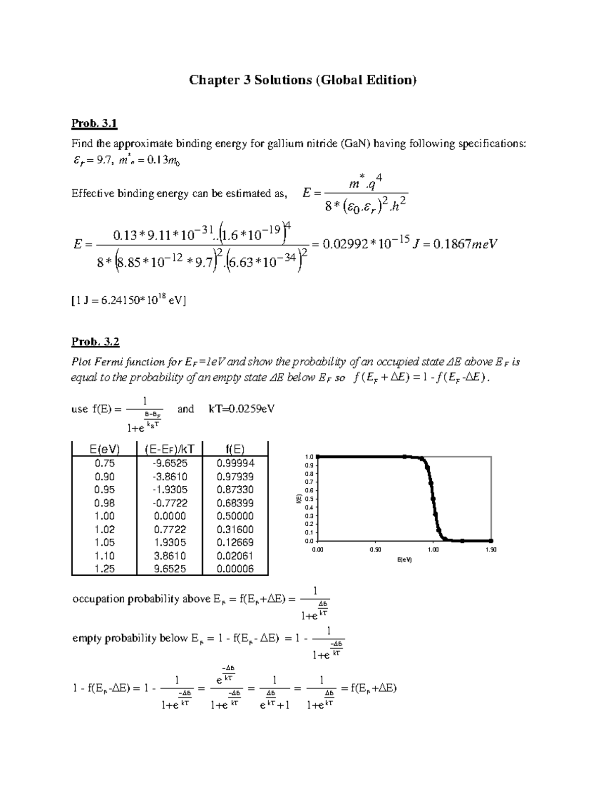 Chapter 3 Solutions 220301 230806 Analysis and Problems - Studocu