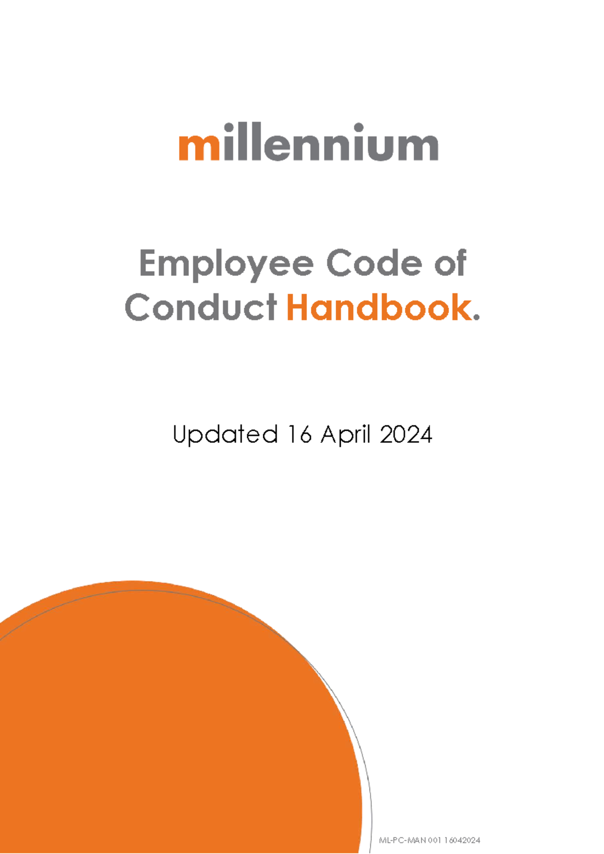 Codeof Conductfor Employees Handbook 16 - Employee Code of Conduct ...
