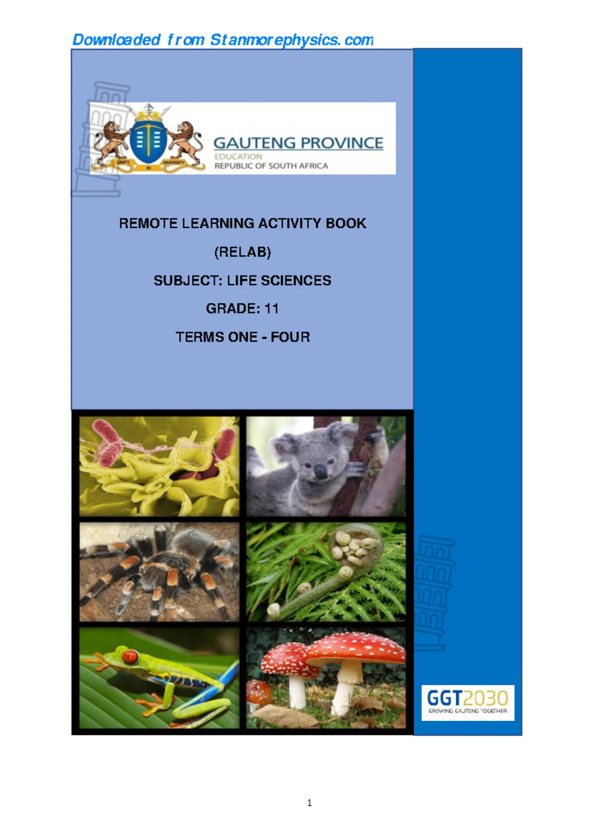 Life Sciences Grade 12 Paper 1 Walk Into Exam Learner Booklet 2024 ...