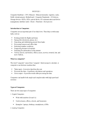 Module 4 - A brief history of HTML and web content creation - Studocu