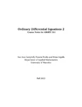 AMATH 351: Lecture Notes on Ordinary Differential Equations II - Studocu