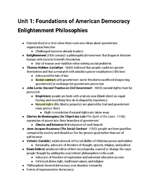 Gov 4 - Cheat Sheet Per Unit - Unit 4: American Political Ideologies ...