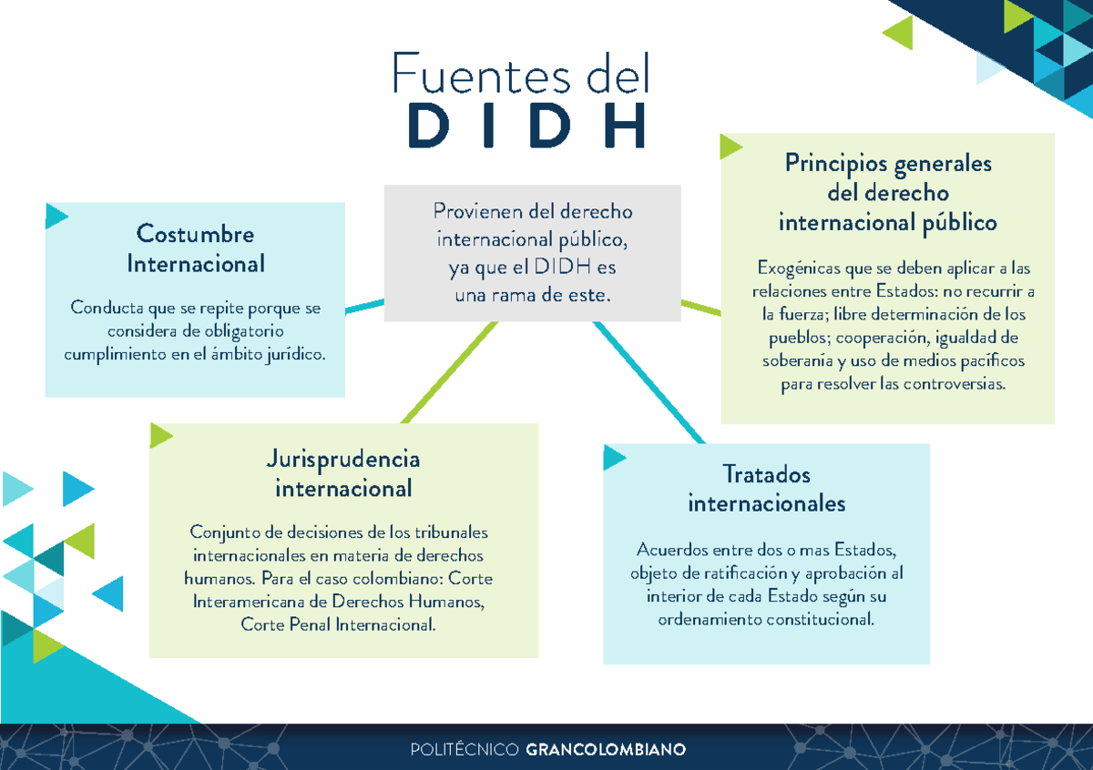 Fuentes del Derecho Internacional de los Derechos Humanos - DIDH - Studocu