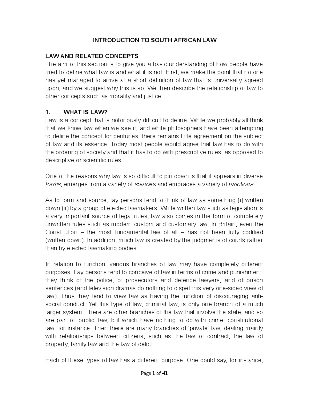 THE LAW OF AGENCY - Lecture Notes (Course Code: LAW101) - Studocu